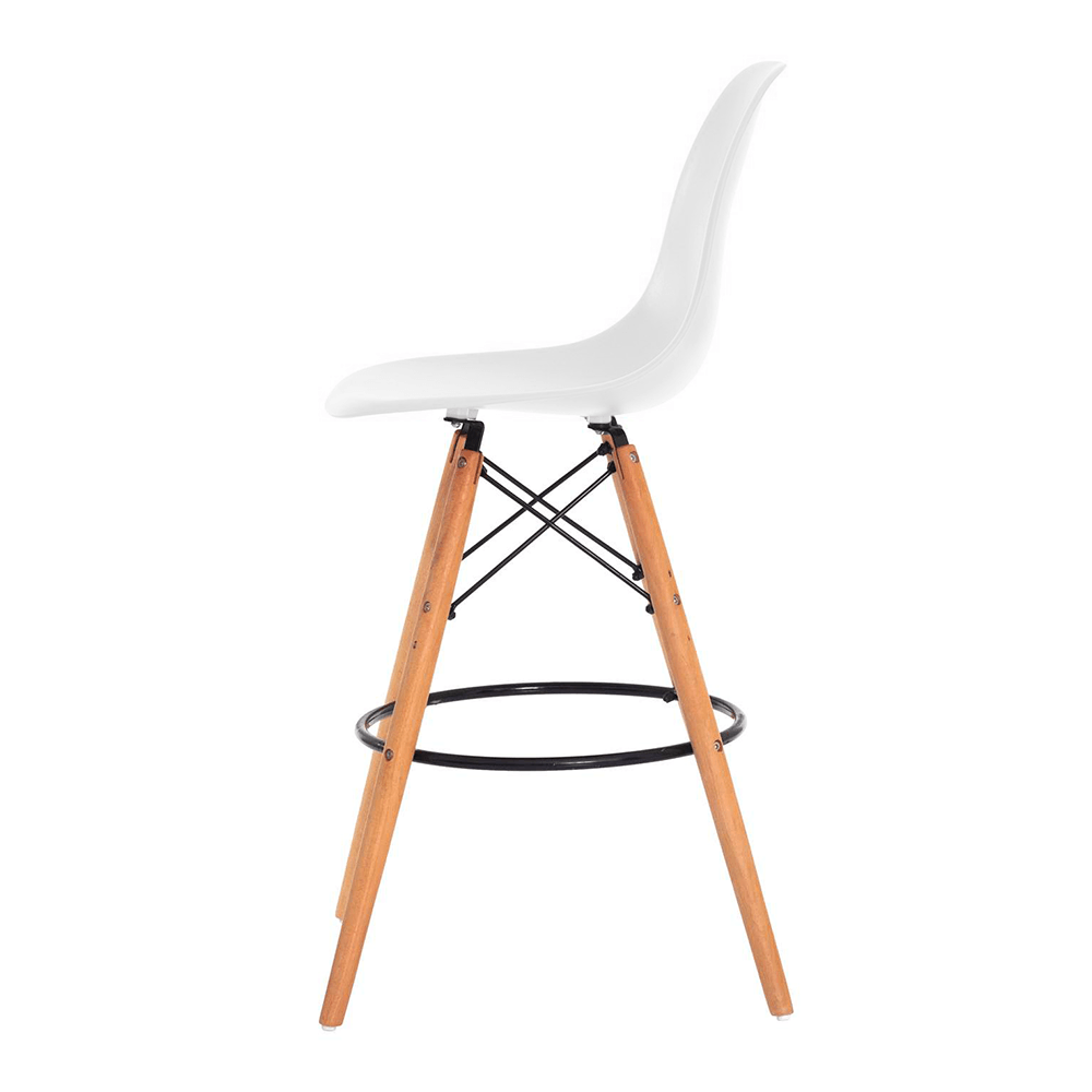 Banqueta Eames Branca - Elegancy Design