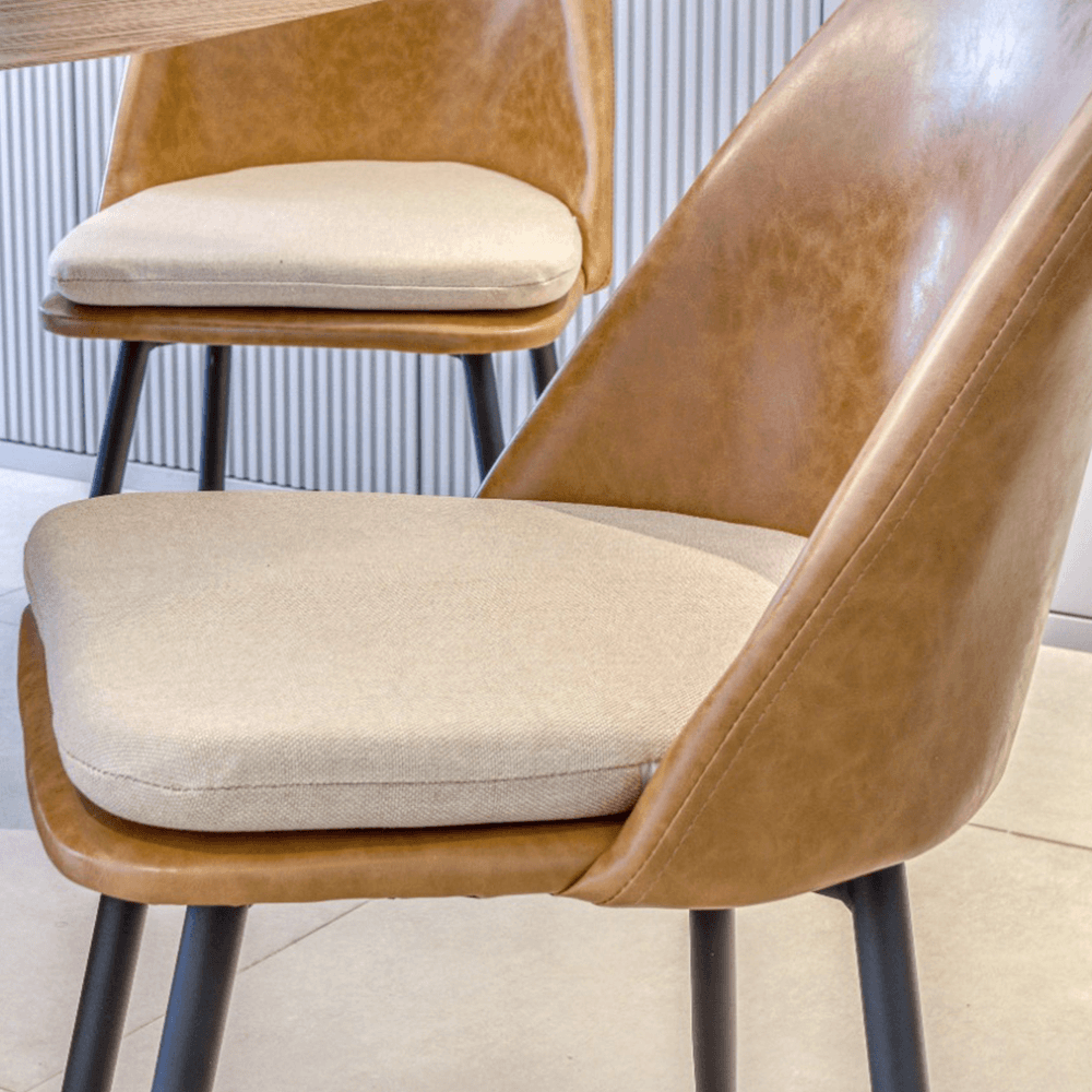 CADEIRA QUEBEC CARAMELO - Elegancy Design